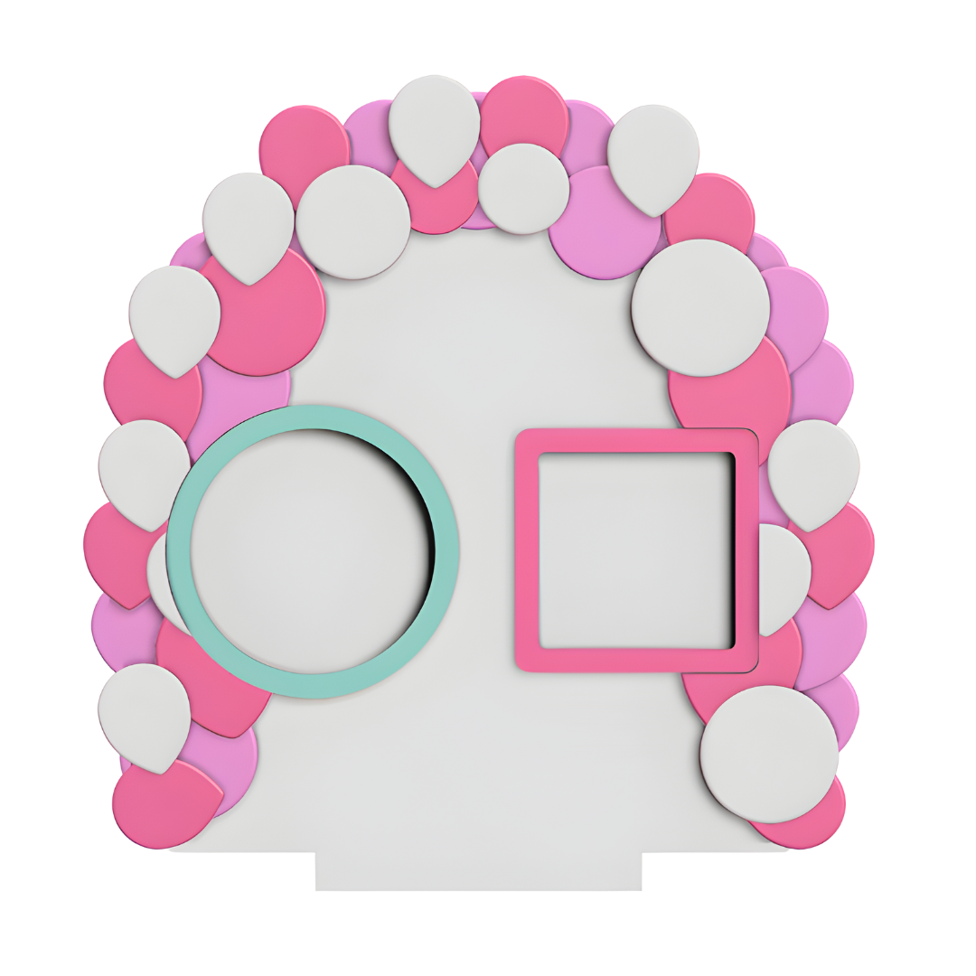 Digital Download - NFC Display Backing - Balloon Arch Backing – B3D Studio